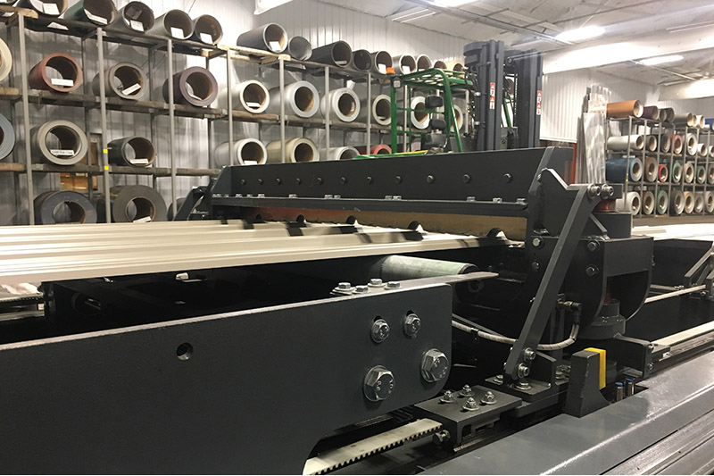 Bradbury Post Cut Panel Rollforming Lines with Flying Shear