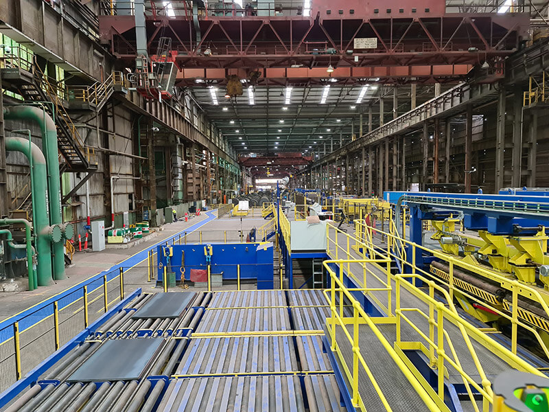 Bradbury Group Stretch leveler Cut to length lines